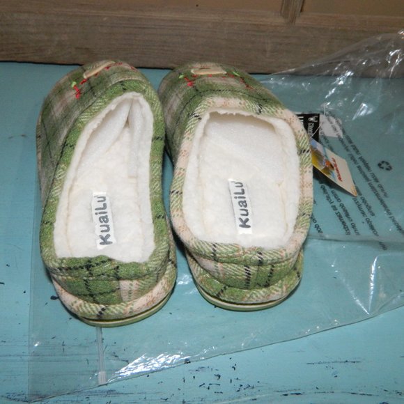Kuailu | Shoes | Kuailu Plaid Memory Foam House Slippers Size 6 | Poshmark